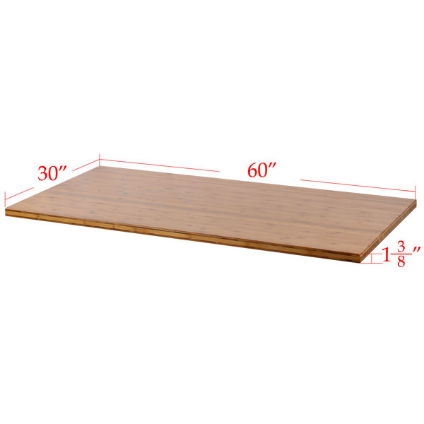 Symple Stuff Striplin Solid Wood Rectangular Table Top & Reviews | Wayfair